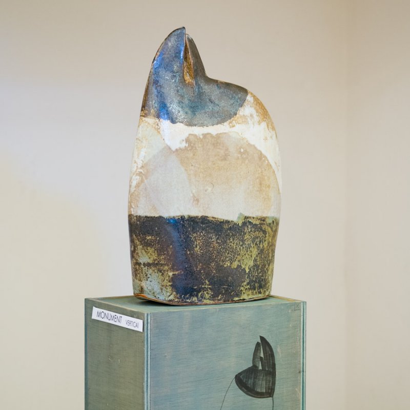 Monument vertical | Monuments | Uwe Krause | Sculpture en céramique ...